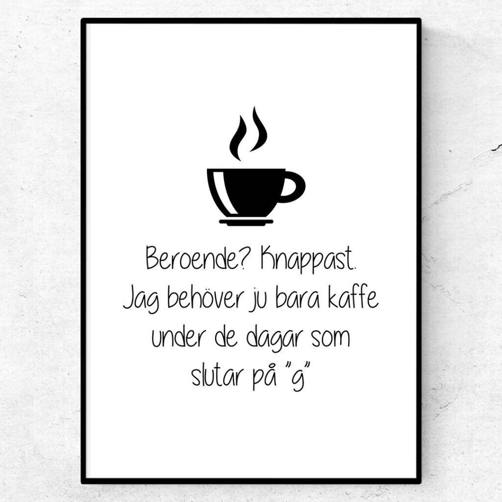 Roliga posters med citat & motiv | Text & Art